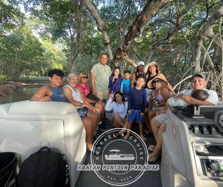 Roatan Pontoon Paradise – mangrove tour – Roatan Pontoon Paradise